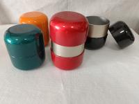 China Round Metal Tea Tins With Lid Empty Coffee Tin Can For Snacks Cakes Canned Foods Milk for sale