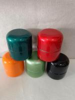 China Round Metal Tea Tins With Lid Empty Coffee Tin Can For Snacks Cakes Canned Foods Milk for sale