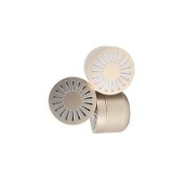 China Solid Air Freshener Aluminum Jar Can Round Car Air Freshener Bead Packaging Metal Box for sale
