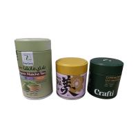 China Matcha Tin Can Customize Printing Powder 150gr 100gr 30gr 40gr 50gr 60gr Matcha Tin Can with Easy Peel Film for sale