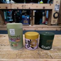China Custom Sealed Box Metal Sealed Dip for Japan Organic Matcha Green Tea Box Conserv for sale