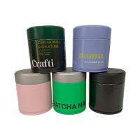 China Custom Sealed Box Metal Sealed Dip for Japan Organic Matcha Green Tea Box Conserv for sale