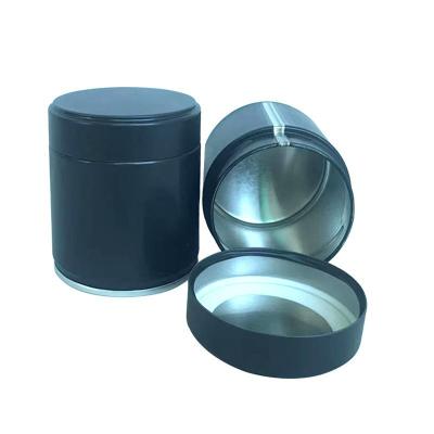 China Airtight Tinplate Matcha Powder Tin Cans with Screw Cap Food Storage Container for sale
