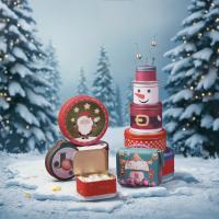 China Children's Food Packaging Square Tin Box For Christmas Metal Tinplate Storage Box Gift Cans for sale