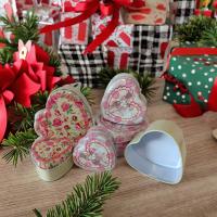 China Children's Food Packaging Square Tin Box For Christmas Metal Tinplate Storage Box Gift Cans for sale