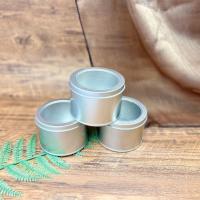 China Seamless Metal Candle Tins 2oz 4oz 6oz 8oz Empty Rose Gold Matte White Black Tinplate Containers Jars Cans for Crafts for sale