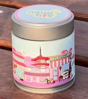 China 60*60*68mm 73*73mm Matcha Powder Tin Food Grade Tinplate Metal Cans 30g 40g 60g 80g Coffee for sale