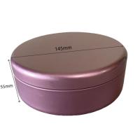China Matte Black Round Tin Jar 250g 250ml Tinplate Cookie Food Cosmetic Hand Cream Packaging for sale