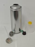 China Industrial Aerosol Spray Tin Can Custom Size Tinplate Container for Paint Coating Chemical Adhesives Packaging for sale