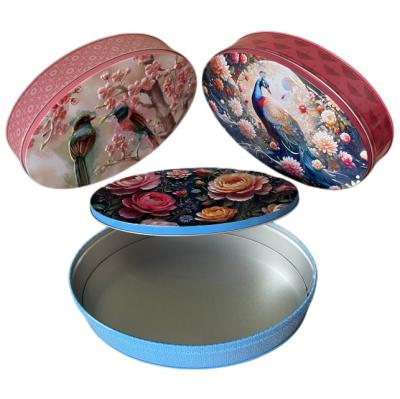 China 250x150x56mm Biscuit Tin Box Metal Container for Food Cookie Cake Candy Chocolate Gift Snack for sale