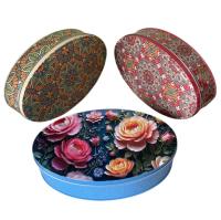 China 250x150x56mm Biscuit Tin Box Metal Container for Food Cookie Cake Candy Chocolate Gift Snack for sale
