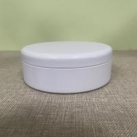 China White Round Candy Tin Cans Tinplate Metal Box for Food Bread Cake Chocolate Jelly Nuts Snack for sale