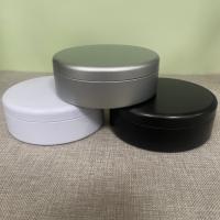 China White Round Candy Tin Cans Tinplate Metal Box for Food Bread Cake Chocolate Jelly Nuts Snack for sale
