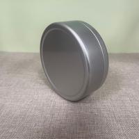 China White Round Candy Tin Cans Tinplate Metal Box for Food Bread Cake Chocolate Jelly Nuts Snack for sale