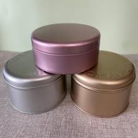 China White Round Candy Tin Cans Tinplate Metal Box for Food Bread Cake Chocolate Jelly Nuts Snack for sale