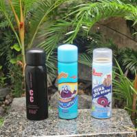 China Empty Metal Aluminum Aerosol Can With Nozzle Body Spray With BOV Six Colors Customized Printed for sale