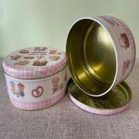 China Silver Gold Round D135*70mm Food Tin Box Metal Crown Cap for Cake Candy Chocolate for sale