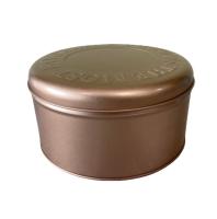 China D135*H70mm Silver Round Tin Cans with Crown Cap for Cake Gift Snack Storage & Craft Custom Logo for sale