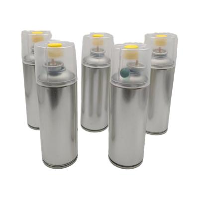 China Double Component 2K Tinplate Spray Can Metal Cans Aerosol for Car Spray Painting for sale