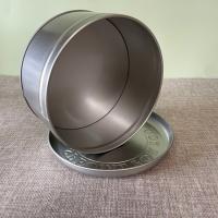 China D135*H70mm Silver Round Tin Cans with Crown Cap for Cake Gift Snack Storage & Craft Custom Logo for sale