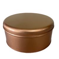 China Round Metal Cake Tin Boxes Biscuit Cookies Tinplate Cans for Chocolate Sugar Food Gift for sale