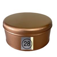 China Round Metal Cake Tin Boxes Biscuit Cookies Tinplate Cans for Chocolate Sugar Food Gift for sale