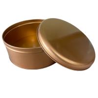 China Round Metal Cake Tin Boxes Biscuit Cookies Tinplate Cans for Chocolate Sugar Food Gift for sale