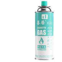 China Customized Empty 65x158mm Butane Gas Can with Valve & Cap Straight Wall High Dome Aerosol Tinplate Can for Outdoor Camping for sale