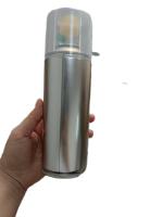 China 300ml Tinplate Air Aerosol Can 250ml Empty Spray Can with Screw Cap Offset Printing for Chemical Use for sale