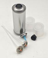 China 300ml Tinplate Air Aerosol Can 250ml Empty Spray Can with Screw Cap Offset Printing for Chemical Use for sale
