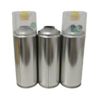 China 300ml Tinplate Air Aerosol Can 250ml Empty Spray Can with Screw Cap Offset Printing for Chemical Use for sale