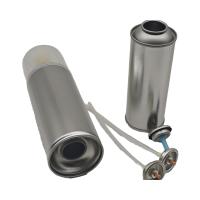 China 300ml Tinplate Air Aerosol Can 250ml Empty Spray Can with Screw Cap Offset Printing for Chemical Use for sale