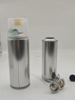 China 300ml Tinplate Air Aerosol Can 250ml Empty Spray Can with Screw Cap Offset Printing for Chemical Use for sale