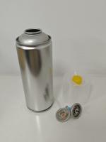 China Custom Logo Aerosol Refillable Spray Paint Can Rechargeable Empty Tinplate Jar Chemical Resistant for Car Painting Packaging for sale