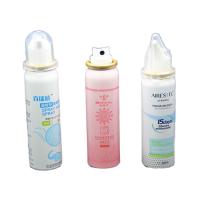 China Aluminum Aerosol Tin Cans for Cosmetics Perfumes Offset Printing Metal Canister Various Sizes for sale