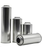 China Aerosol Tin Spray Can Round Metal Car Paint Spray Cans for Footwear Deodorant Refilled for sale