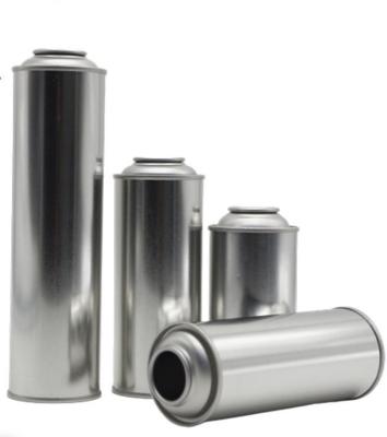 China Aerosol Tin Spray Can Round Metal Car Paint Spray Cans for Footwear Deodorant Refilled for sale