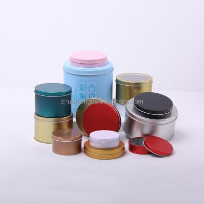 China 65x67mm 30g 57x27mm 50ml Round Square Aluminum Tin Cans For Capsule Tea Food for sale