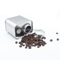 China 250g Degassing Valve Coffee Bean Packaging Food Grade Metal Can Vintage Coffee Can for sale
