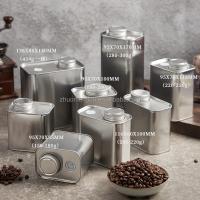 China 250g Degassing Valve Coffee Bean Packaging Food Grade Metal Can Vintage Coffee Can for sale