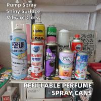 China 2K Metal Aerosol Spray Can 450ML 500ML Empty Spray Paint Cans With Spray Valve for sale