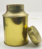 China Customized 100ml Screw Top Black Plating Tinplate Metal Storage Cans for Tea Candle Aerosol Perfume Food Packaging for sale