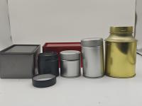 China Customized 100ml Screw Top Black Plating Tinplate Metal Storage Cans for Tea Candle Aerosol Perfume Food Packaging for sale