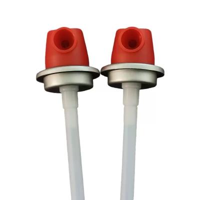 China Plastic PP Color Air Freshener Spray Accessories Spray Can Actuator Aerosol Valve for sale