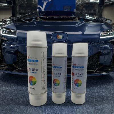 China Tinplate Double Component Aerosol Cans 1k 2k 100ml Metal Spray Cans for Car Painting for Industrial Chemical Use for sale