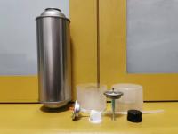 China 2K Aerosol Tin Cans Tinplate Spray Cans 2 Spray Mouth for Chemical Paint Coating Hair Spray for sale