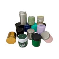 China 30g 50g Custom Luxury Eco Friendly Airtight Matcha Tea Packaging Tin Jar Empty Small Round Tin Can for Matcha for sale