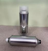 China 2K Aerosol Spray Metal Tin Cans with Small Plastic Bottle for Chemical Paint Coating Hair Spray Air Fresh for sale
