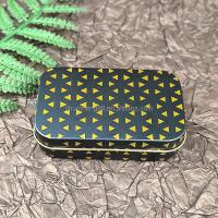 China Hinged Metal Tin Can Custom Logo Rectangle Aluminum Tins with Screw Lid Tinplate Cosmetic Jar Cans for sale