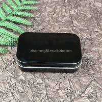 China Hinged Metal Tin Can Custom Logo Rectangle Aluminum Tins with Screw Lid Tinplate Cosmetic Jar Cans for sale
